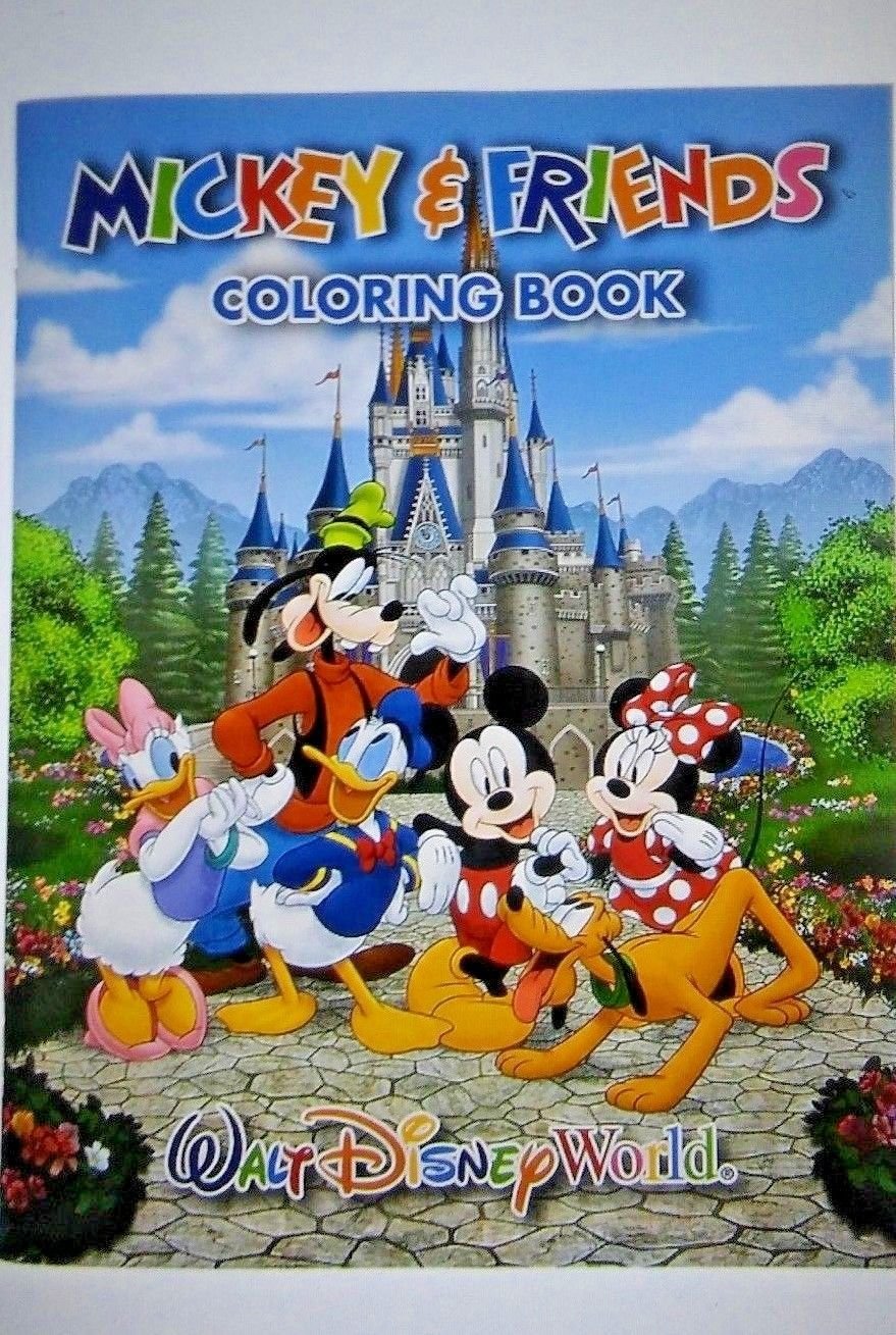 Disney World Mickey & Friends Coloring Book by Walt Disney Company ...