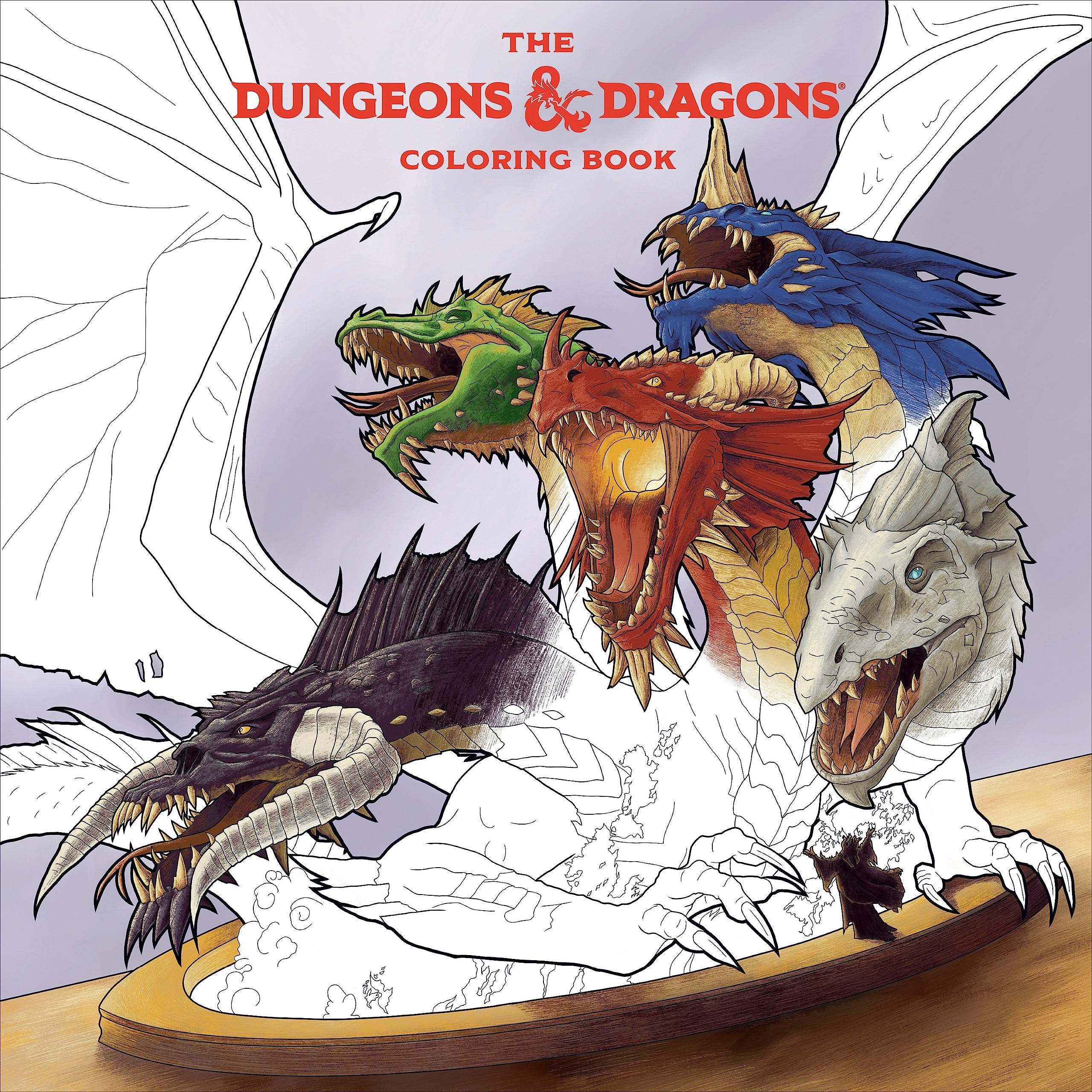 The Dungeons & Dragons Coloring Book: 80 Adventurous Line Drawings by ...
