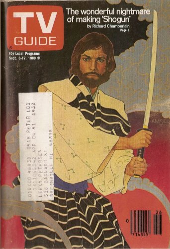 TV Guide Back Issue 1980 Richard Chamberlain Shogun Cover by Staff of ...