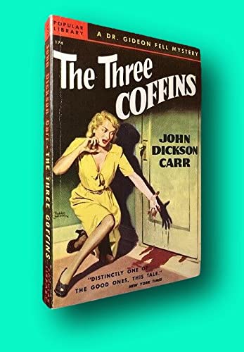 Rare John Dickson CARR 1st edit/1st print The Three Coffins 1st PB 1st ...