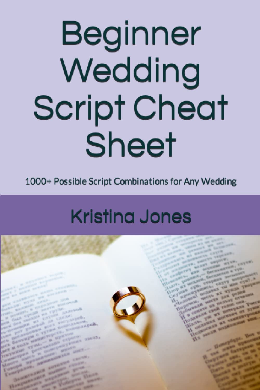 Beginner Wedding Script Cheat Sheet by Kristina Jones | Goodreads