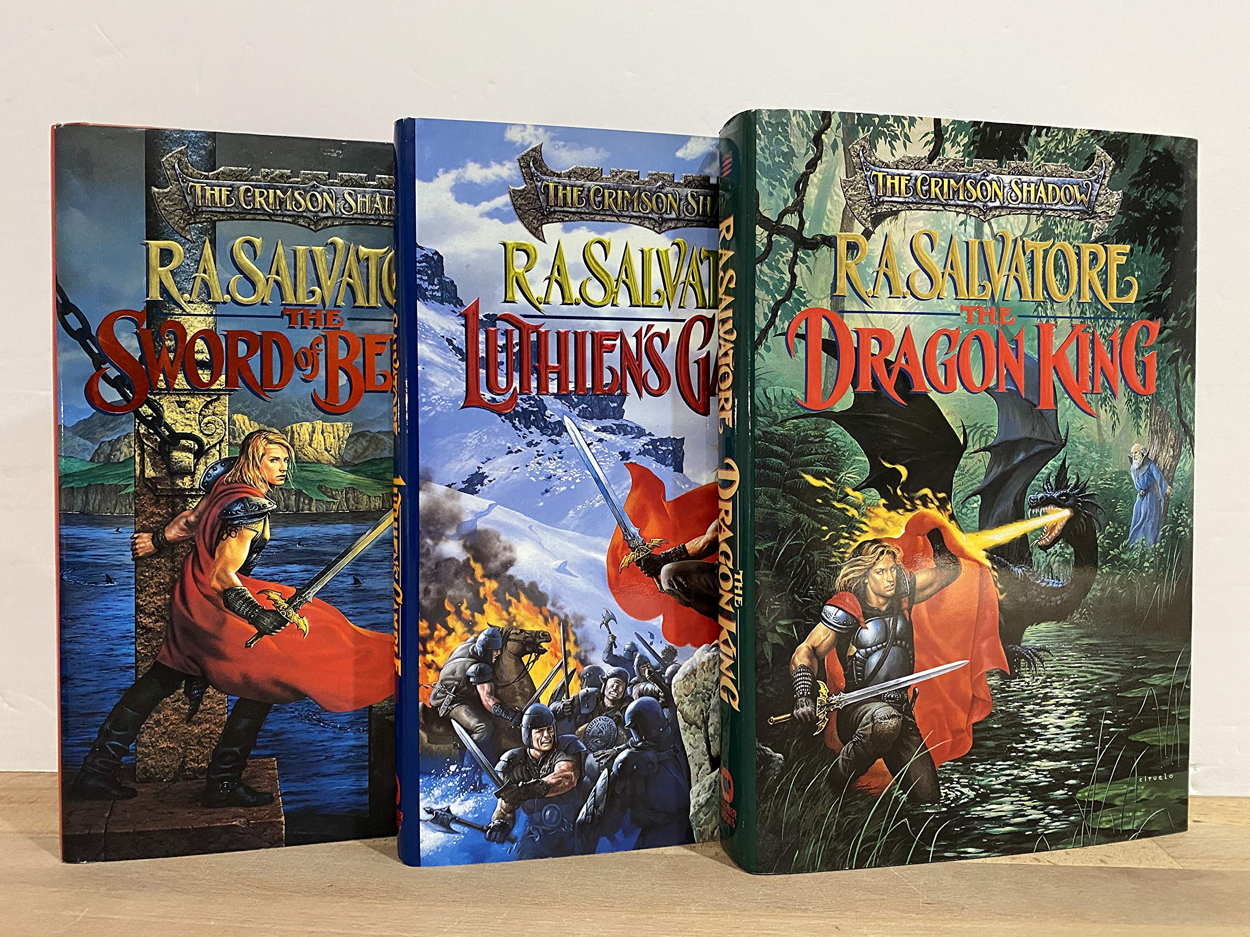 The Crimson Shadow Trilogy 3 Books: The Sword of Bedwyr, Luthien's ...