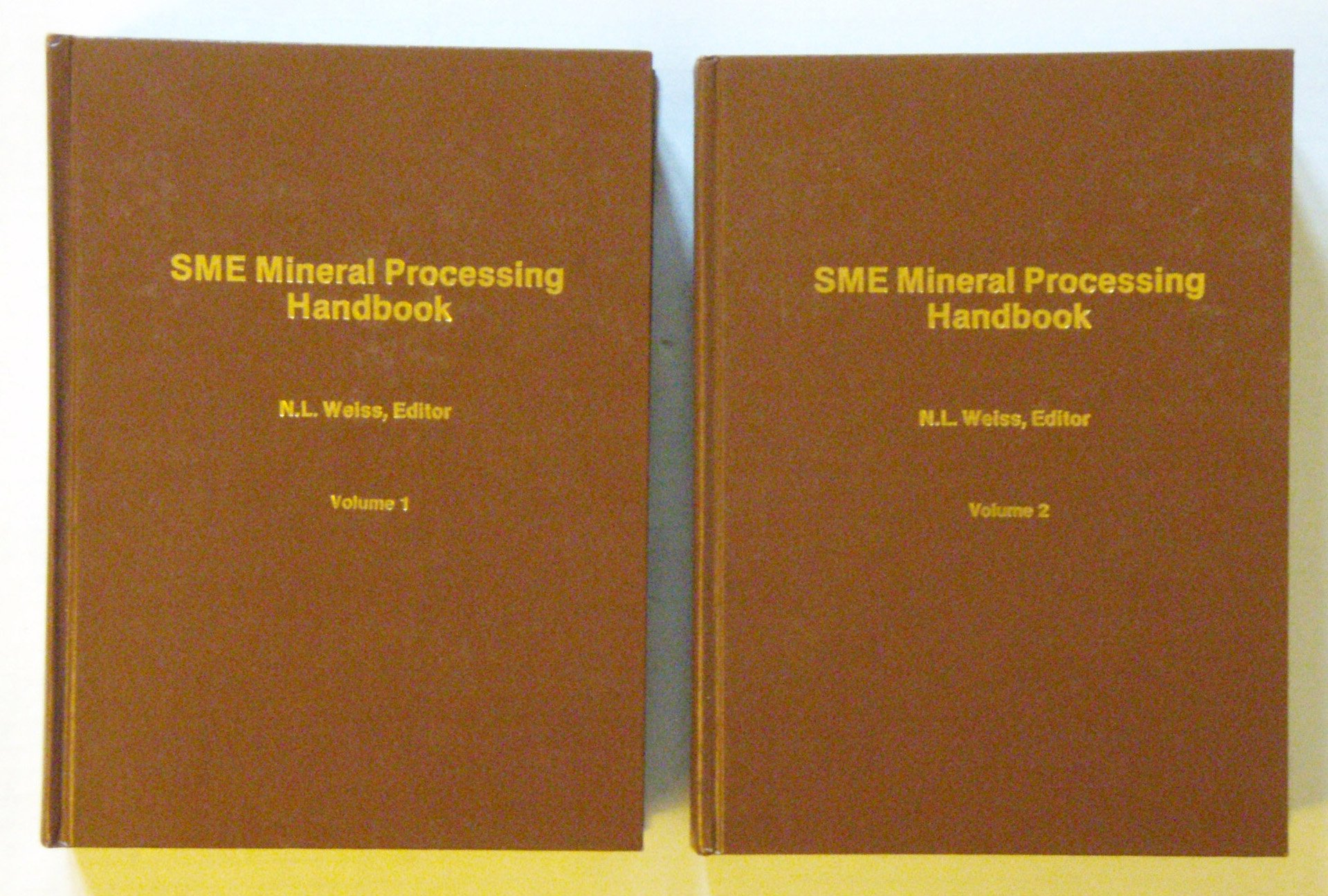 SME Mineral Processing Handbook (Order No. 4436) by Norman L. Weiss ...