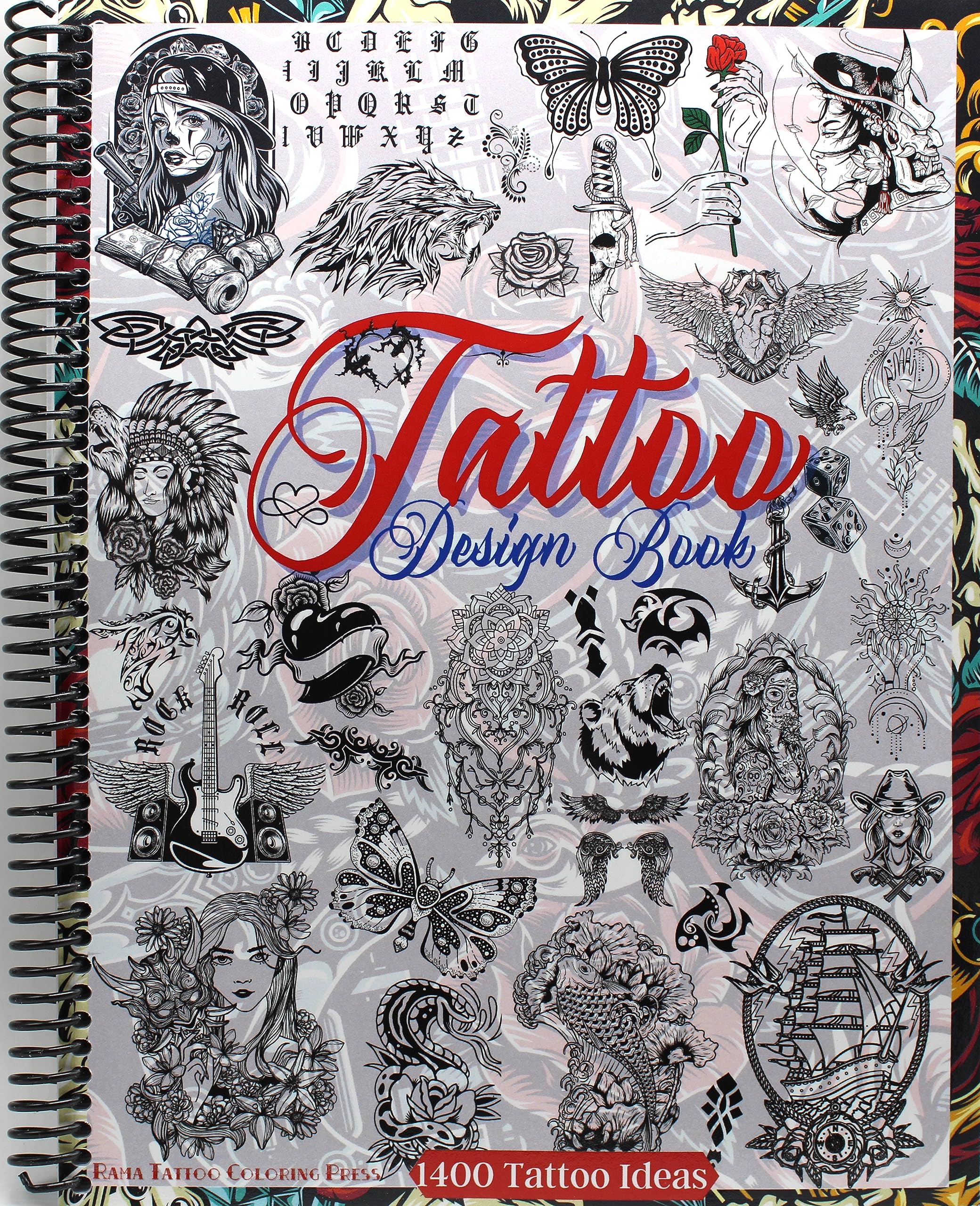 Tattoo Design Book: Over 1400 Tattoo Designs for Real Tattoo Artists ...