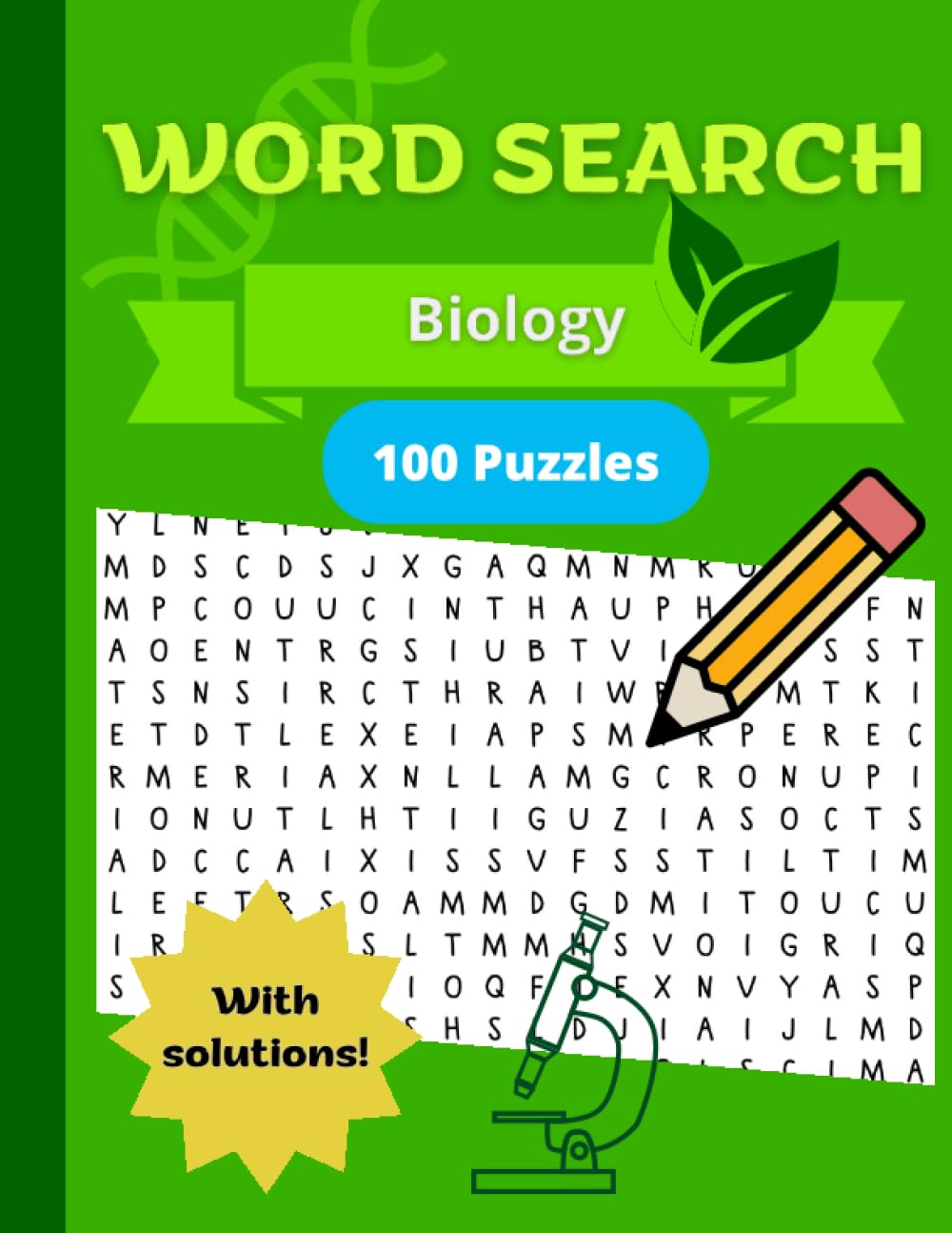 BioQuest: A Biology Word Search Adventure: 100 puzzles by Mr Jefe ...