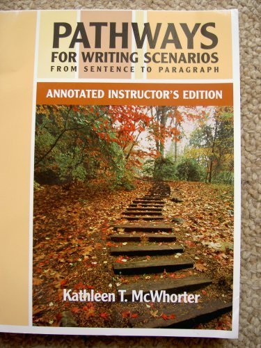 Pathways for Writing Scenarios: From Sentence to Paragraph by Kathleen ...