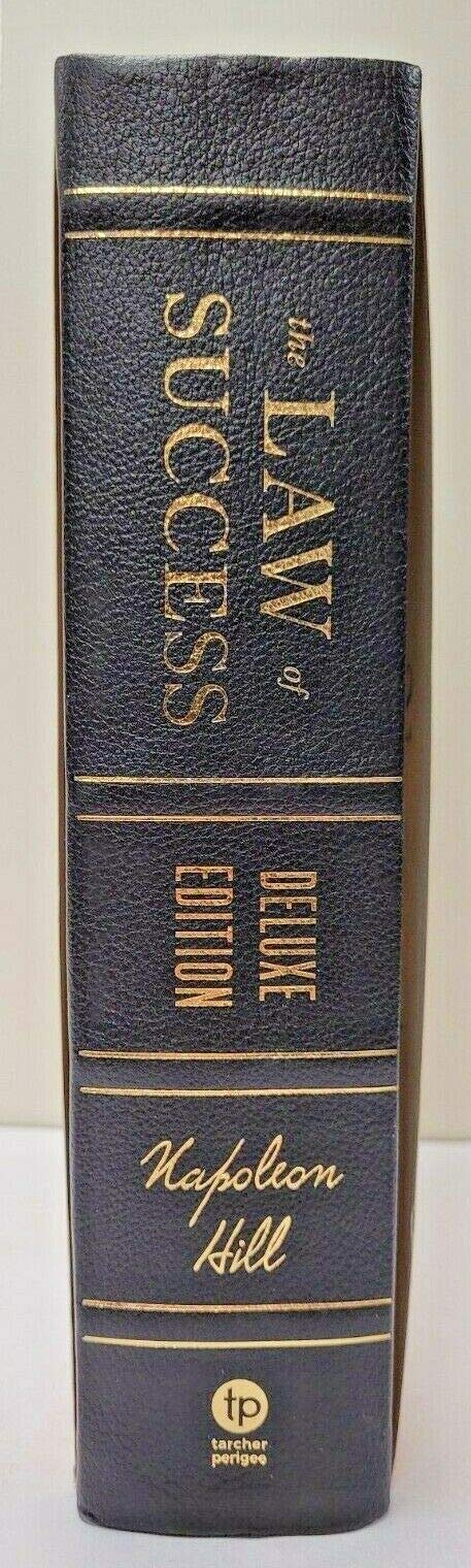Rare Law of Success by Napoleon Hill New Sealed Leather Bound Deluxe ...