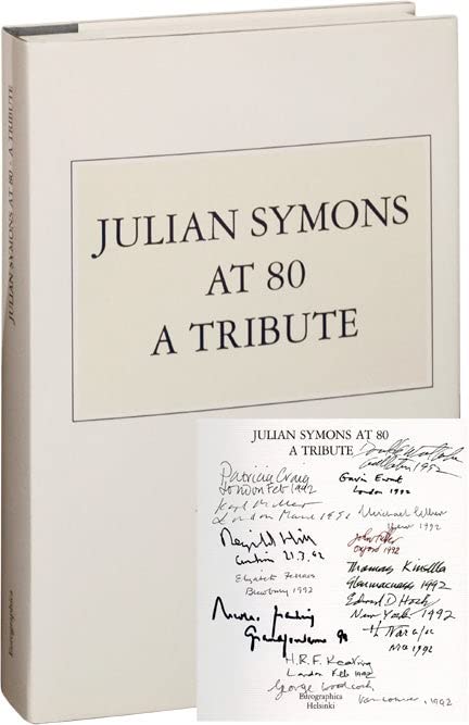 Julian Symons at 80: a Tribute by ed Symons (J). Craig (P) | Goodreads