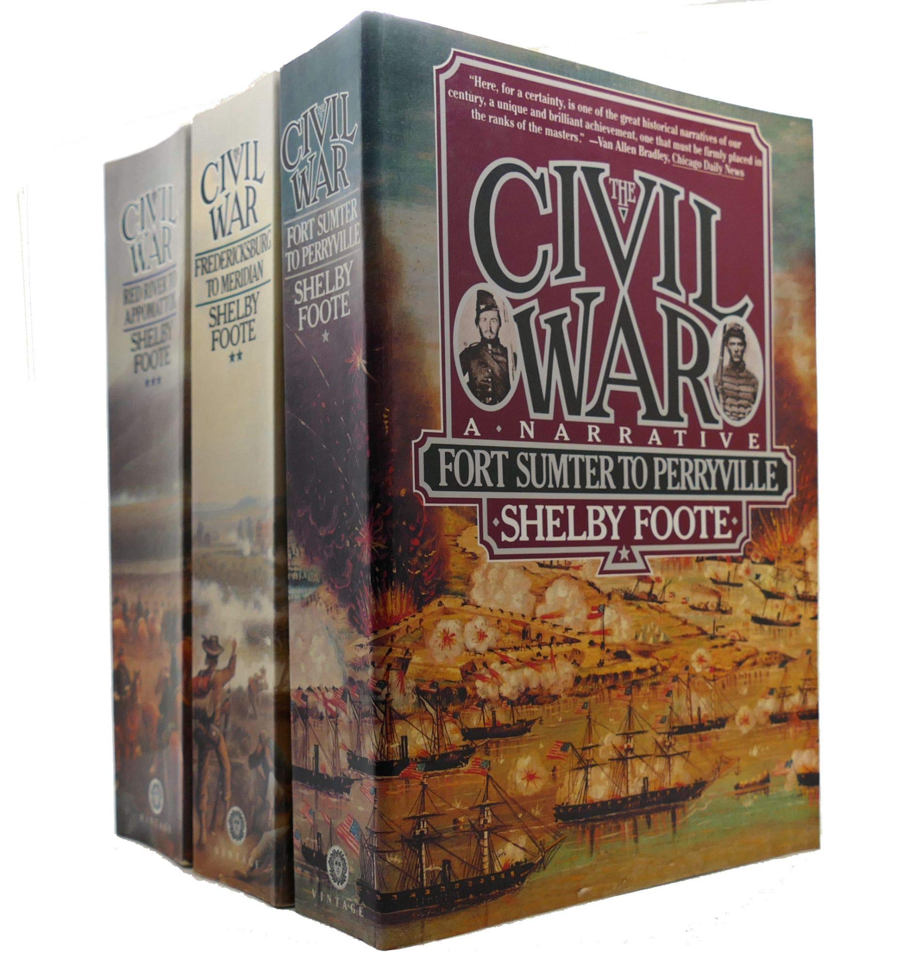 The Civil War: A Narrative: Red River to Appomattox by Shelby Foote ...