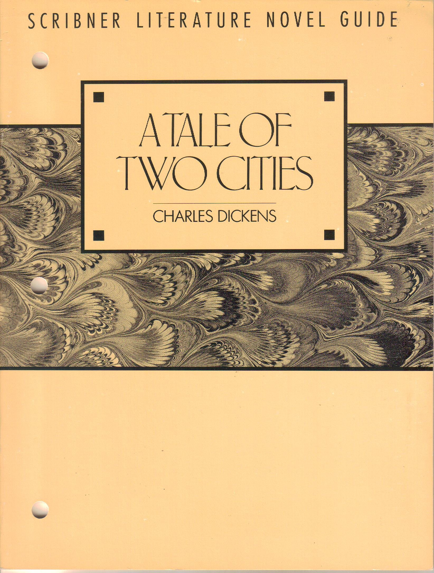 A Tale of Two Cities, Charles Dickens, Scribner Literature Novel Guide ...
