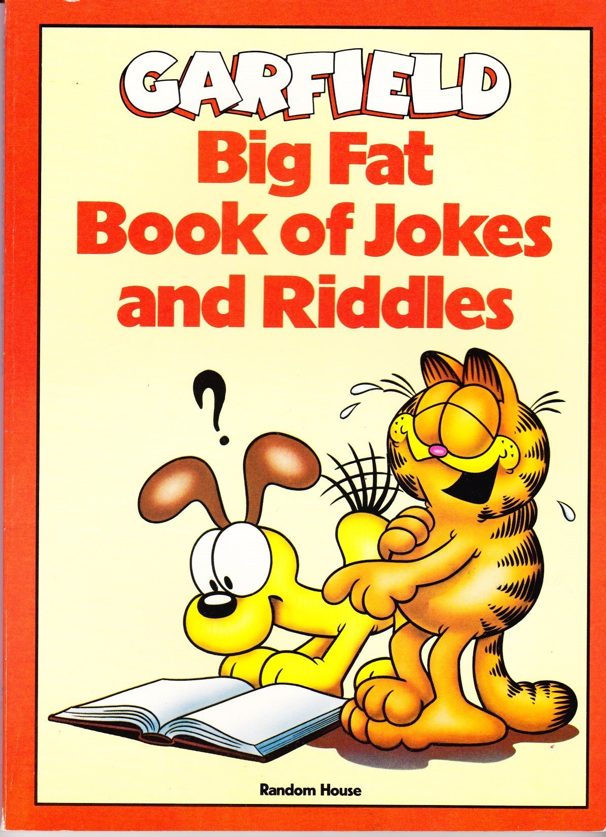 Garfield Big Fat Book of Jokes and Riddles. by Jim Davis | Goodreads