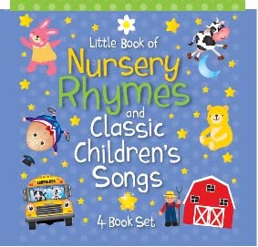 Little Box of Nursery Rhymes and Classic Children's Songs 4 Book Set by ...