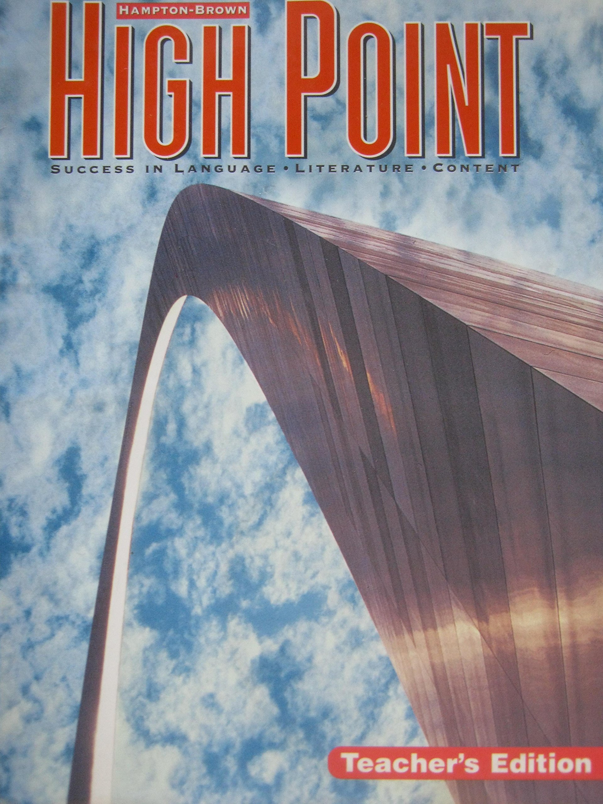 High Point: Success in Language Literature Content Hampton-Brown ...