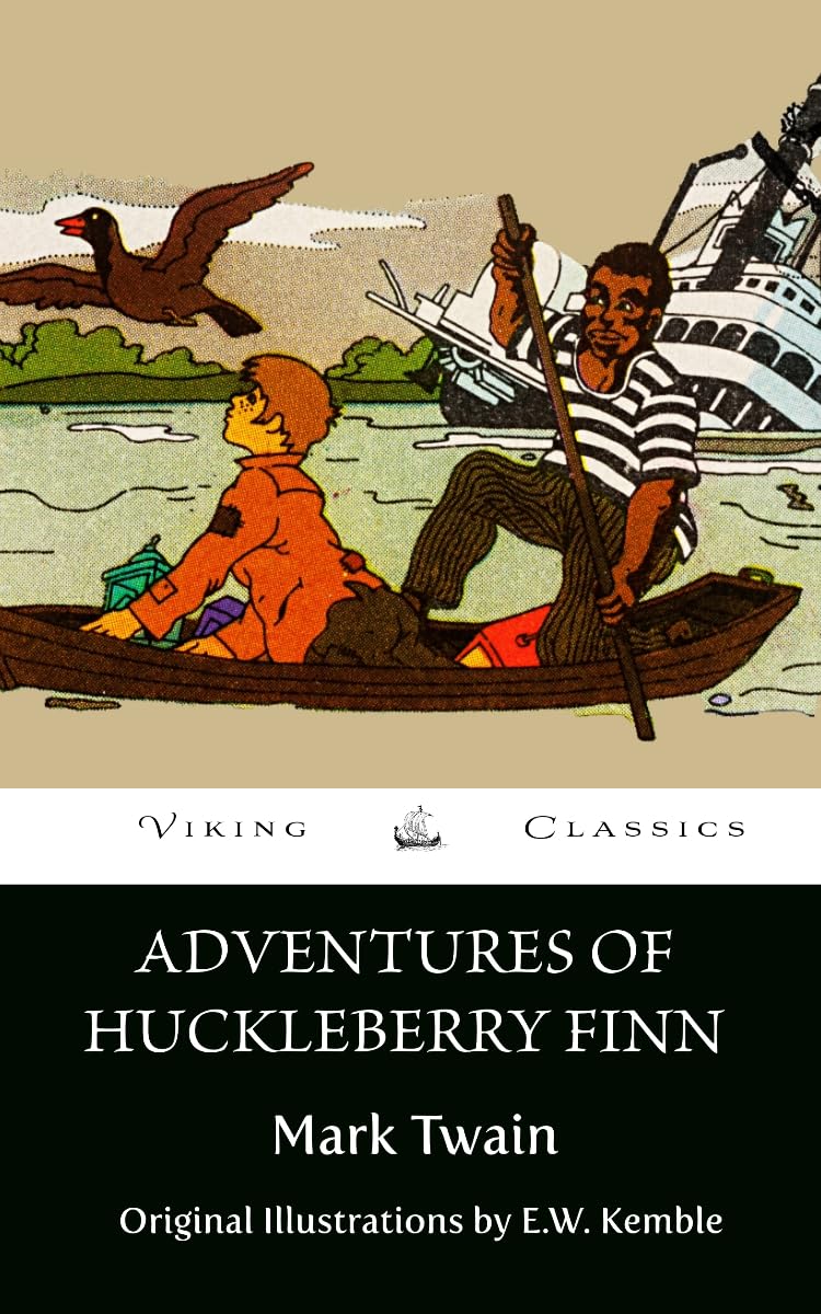 Adventures of Huckleberry Finn (Annotated): Original Illustrations by E ...