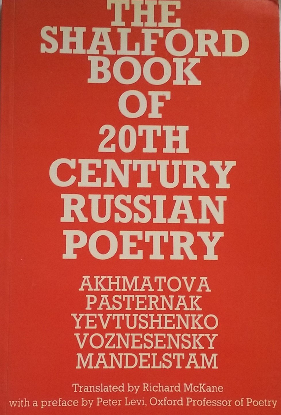 The Shalford Book of 20th Century Russian Poetry by Richard McKane ...