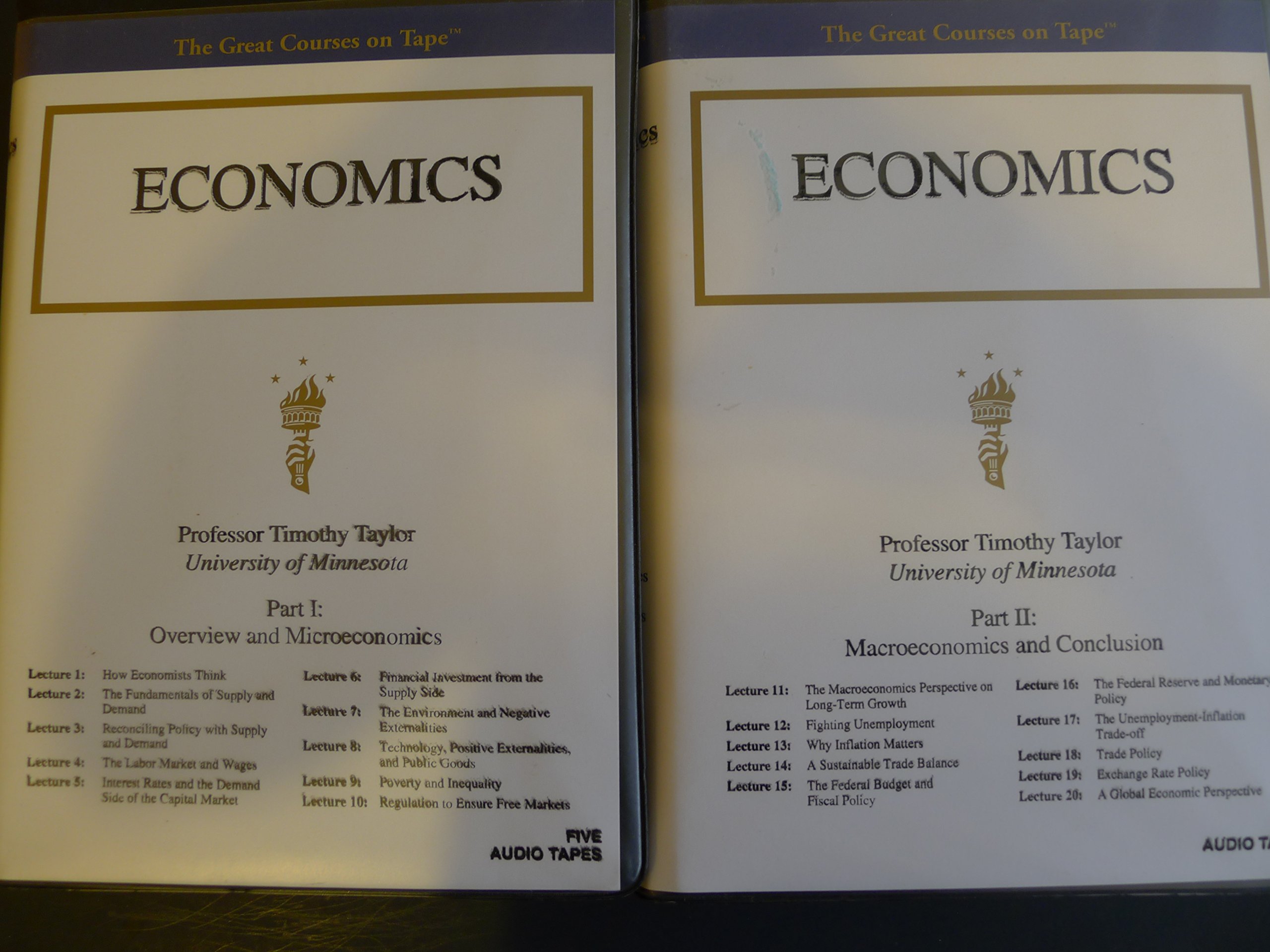 Economics, Parts 1 and 2 (The Great Courses) by Timothy Taylor | Goodreads