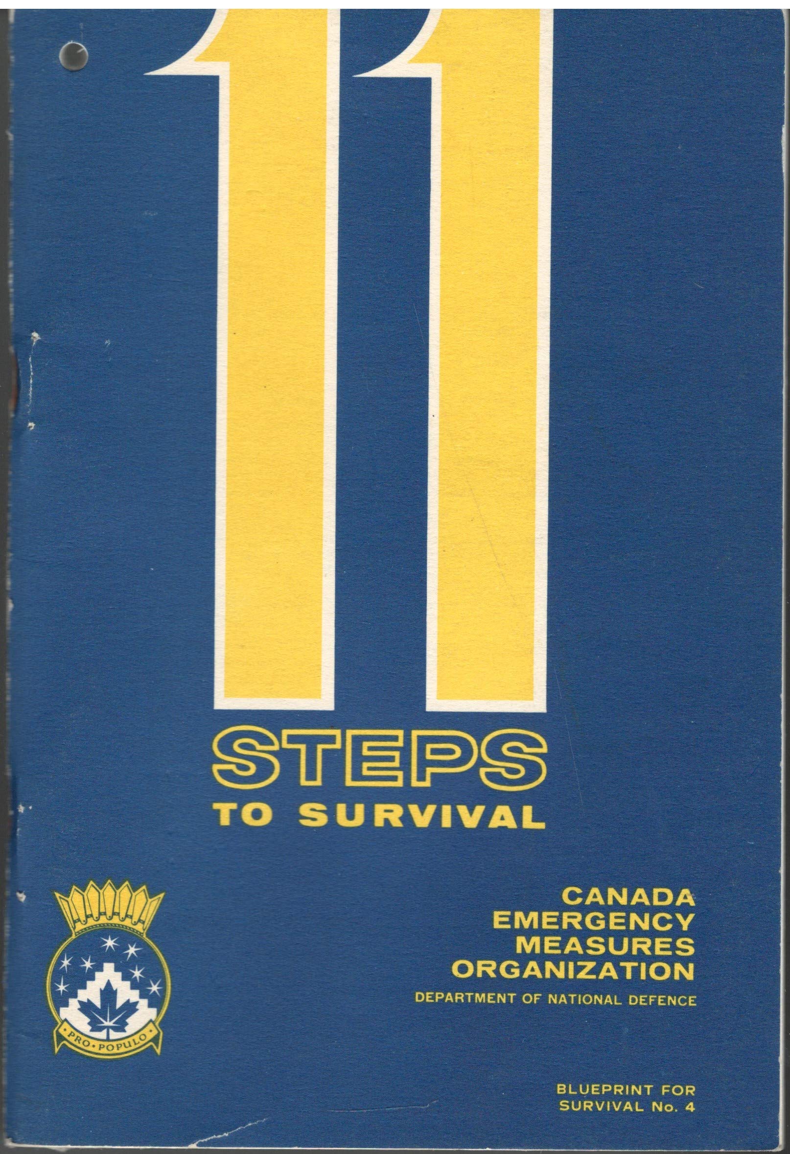 11 Steps to Survival. Blueprint for Survival No. 4 by Department of ...