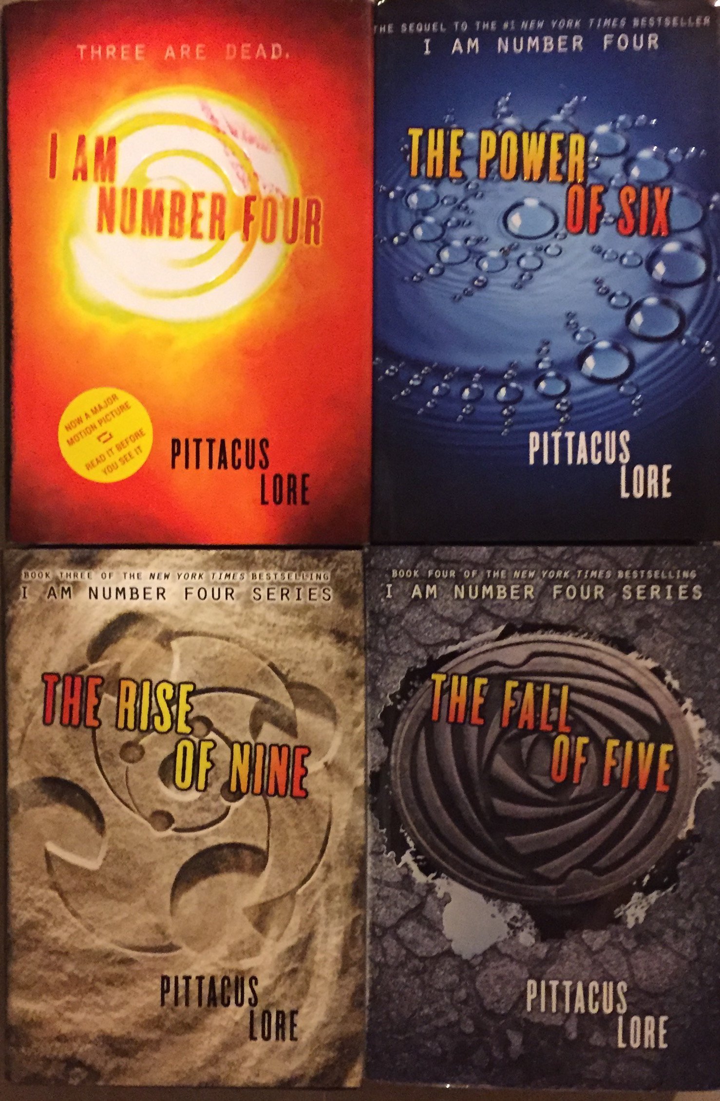 Lorien Legacies (I am Number Four Series) by Pittacus Lore Books 1-4 by ...