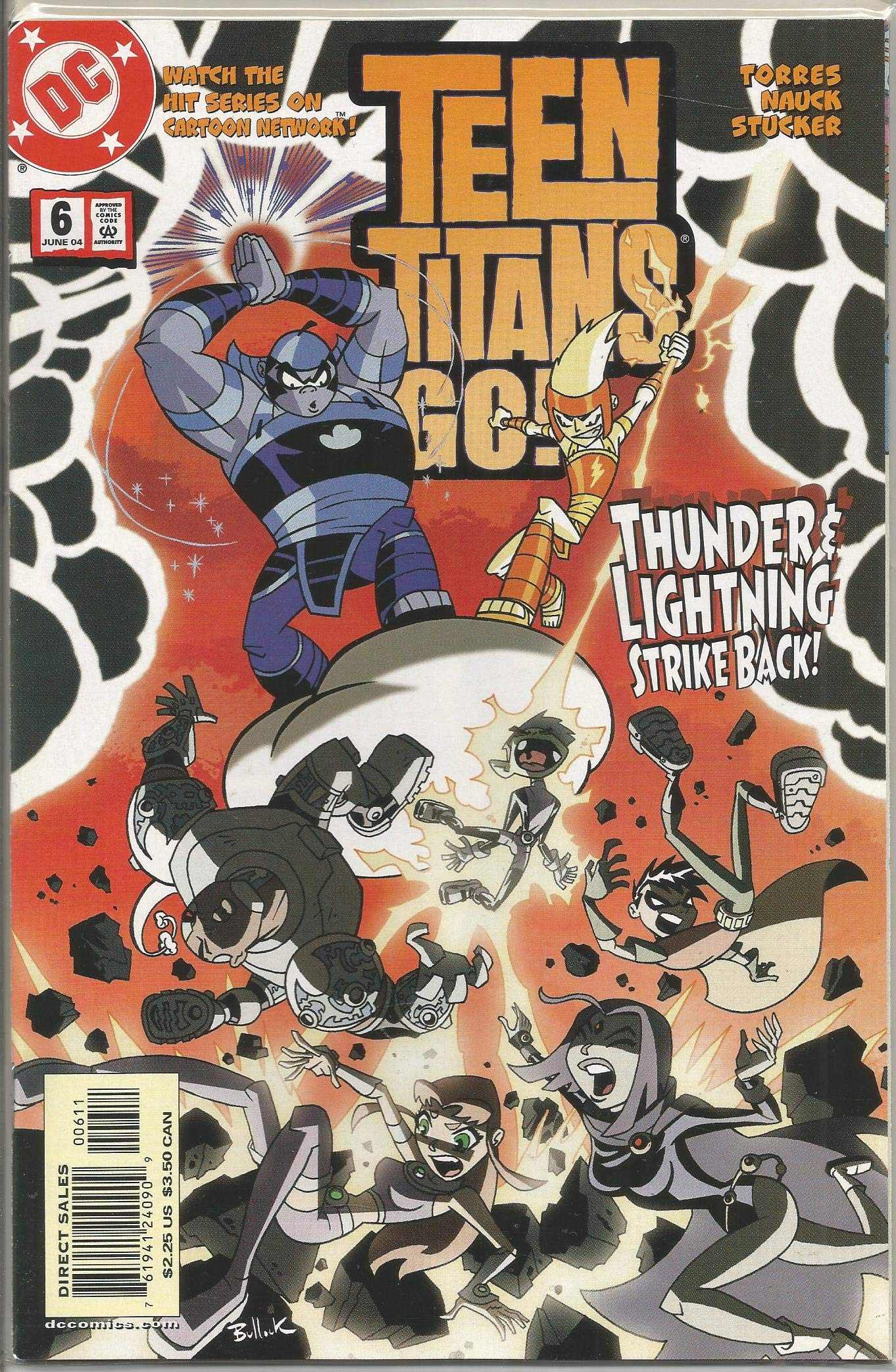 Teen Titans Go! Comic #6 Thunder & Lighting Strike Back by J.Torres ...