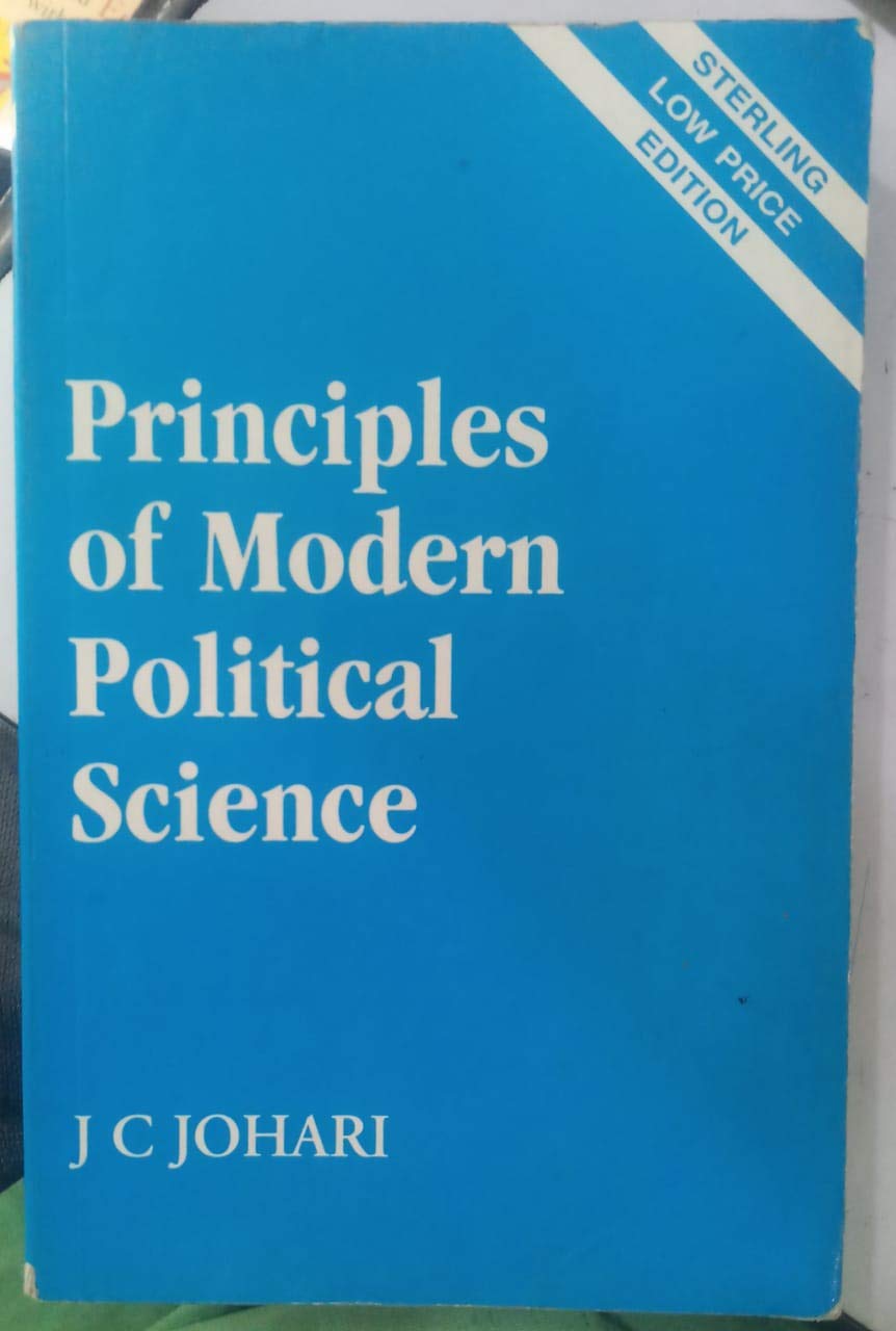 Principles of Modern Political Science by J. C. Johari | Goodreads
