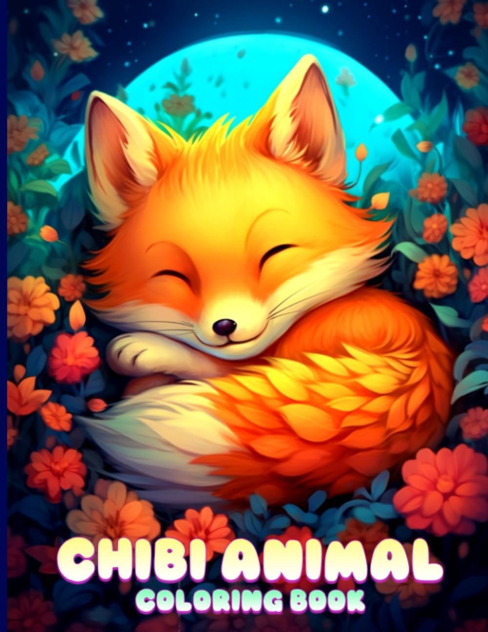 Chibi Animals Coloring Book: Kawaii Chibi Animal Coloring Book With ...