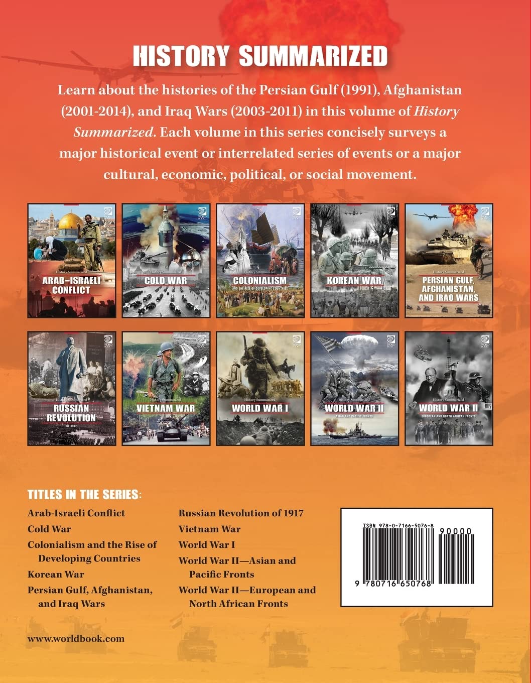 World Book - History Summarized - Persian Gulf, Afghanistan, and Iraq Wars by Tom Firme | Goodreads