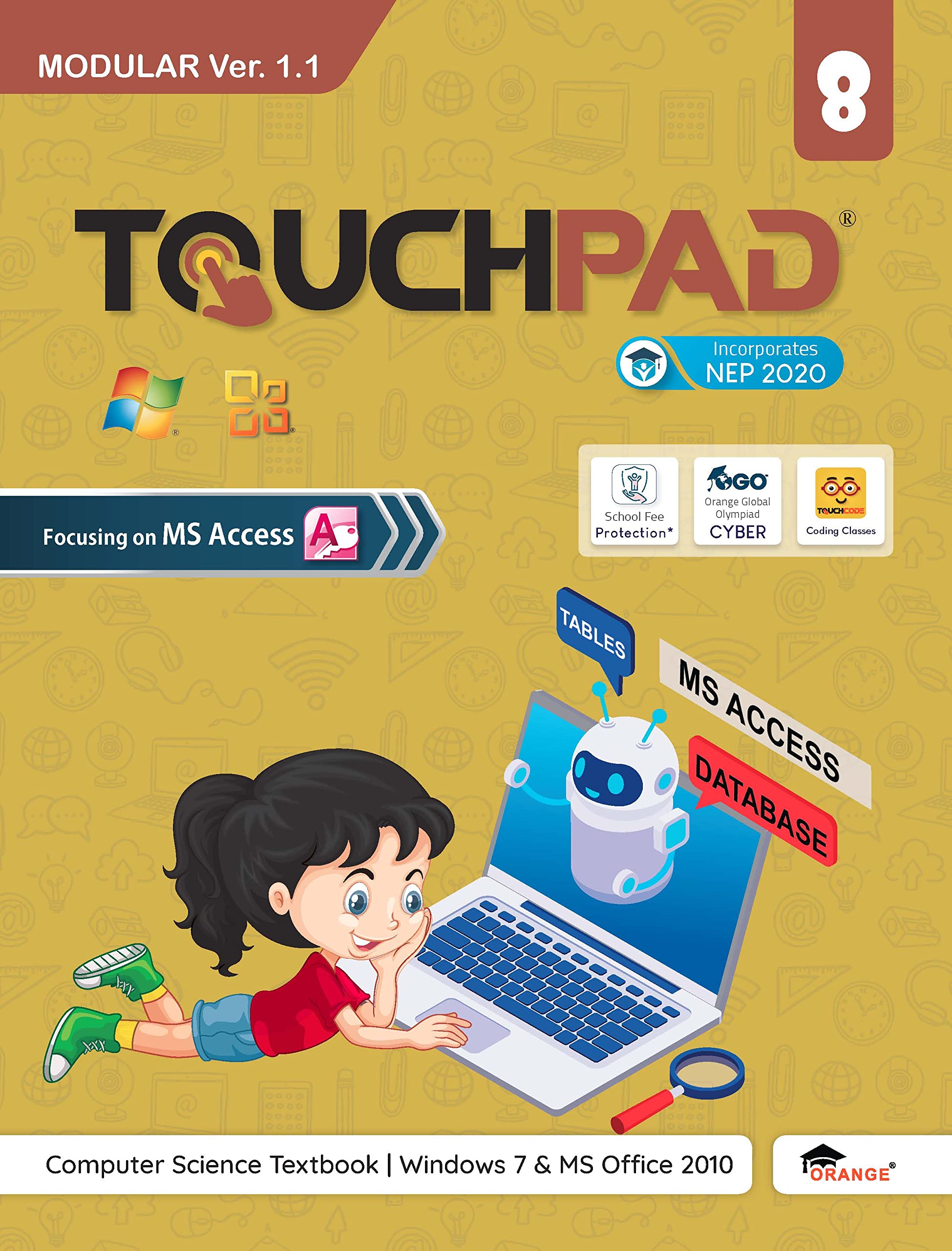 Touchpad Modular Ver 1.0, Activity Based Computer Book for Class 8 by ...