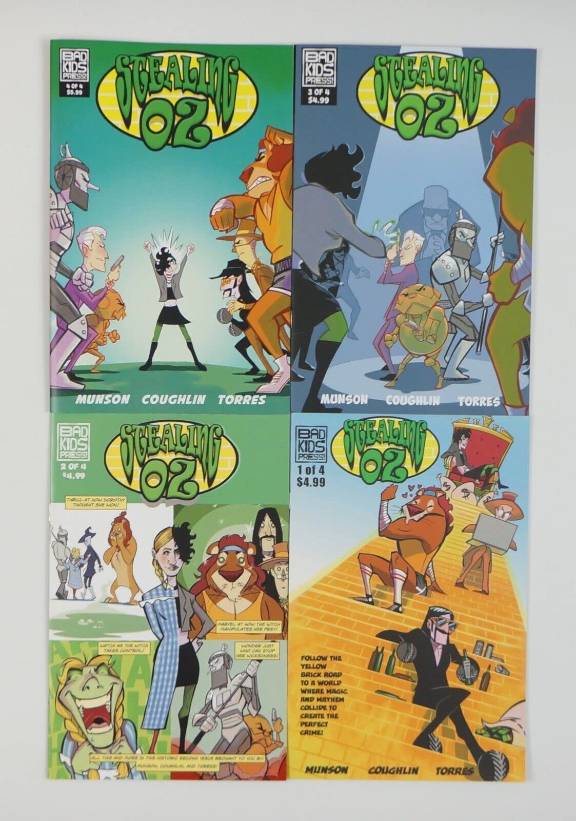 Stealing Oz #1 2 3 4 complete series (Wizard of Oz) by Jeff Munson ...