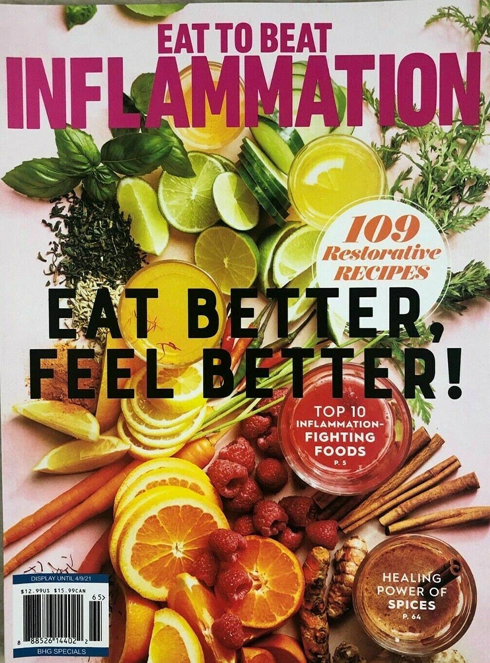 BHG SPECIAL MAGAZINE 2021, EAT TO BEAT INFLAMMATION, 109 Restorative ...