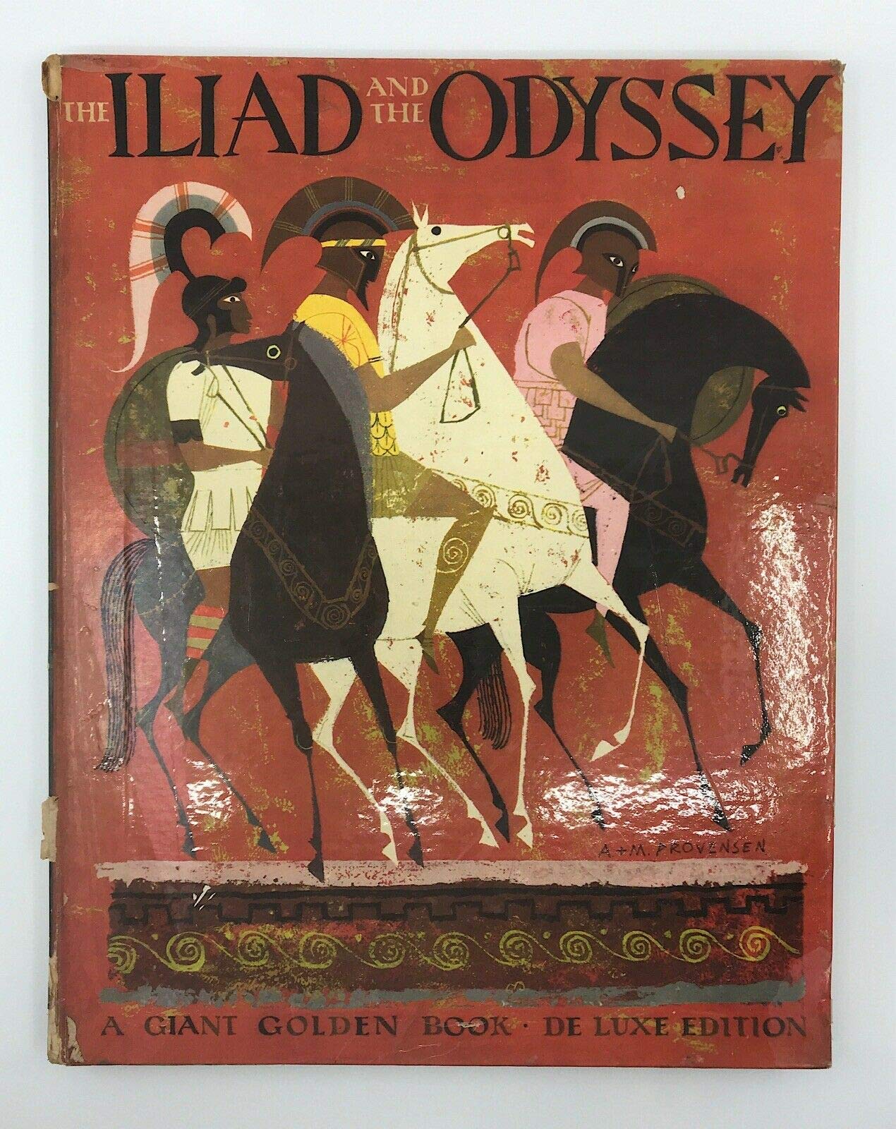 Iliad Odyssey Ancient Greek Trojan War Myth Homer Provensens Art Golden ...