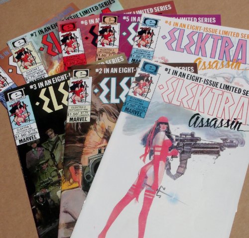 Elektra: Assassin Complete Series 1-8 By Frank Miller and Bill ...