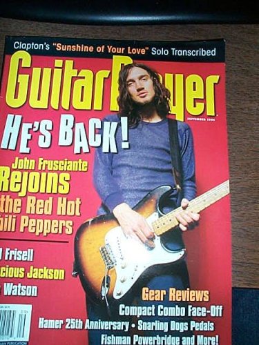 GUITAR PLAYER September 1999 John Frusciante cover by Michael Molenda ...