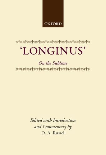 On the Sublime by Longinus (1964-12-26) by Longinus | Goodreads