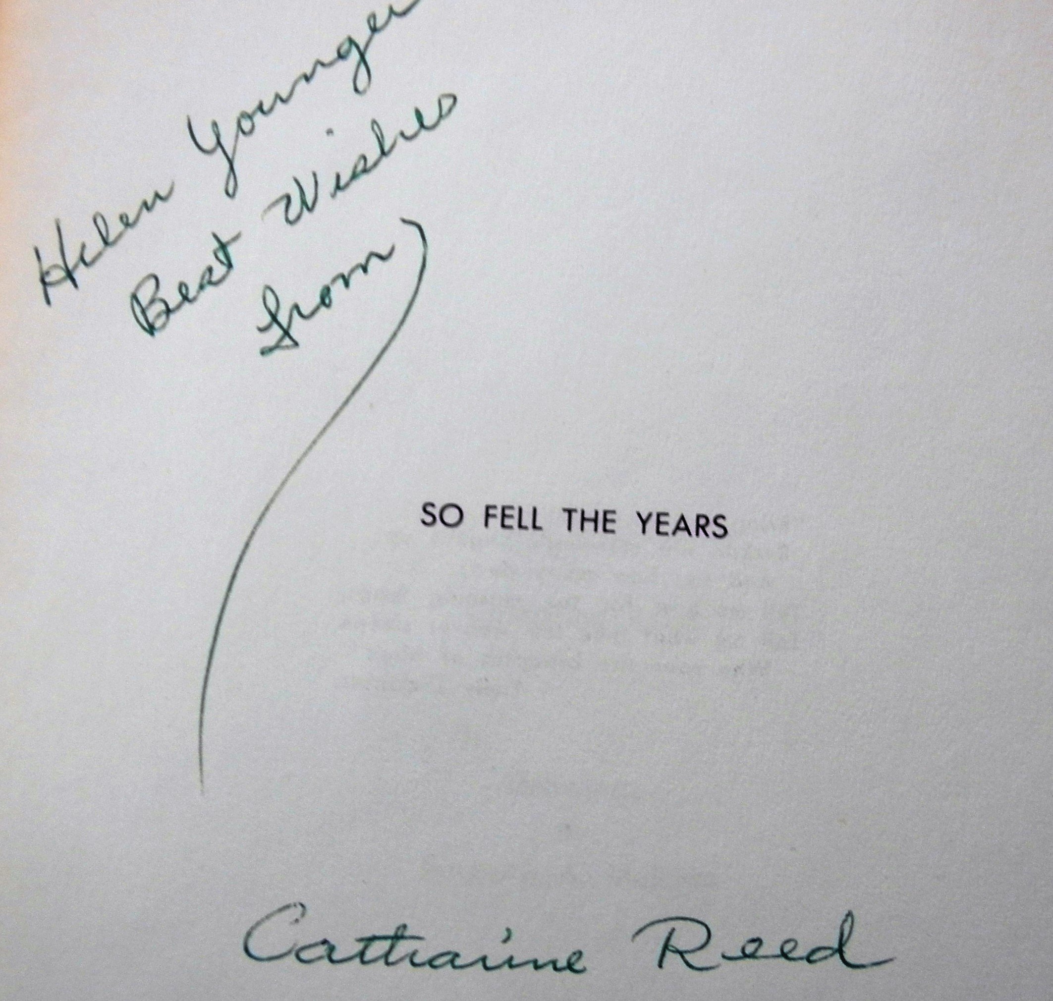 So Fell the Years by Catharine Reed | Goodreads