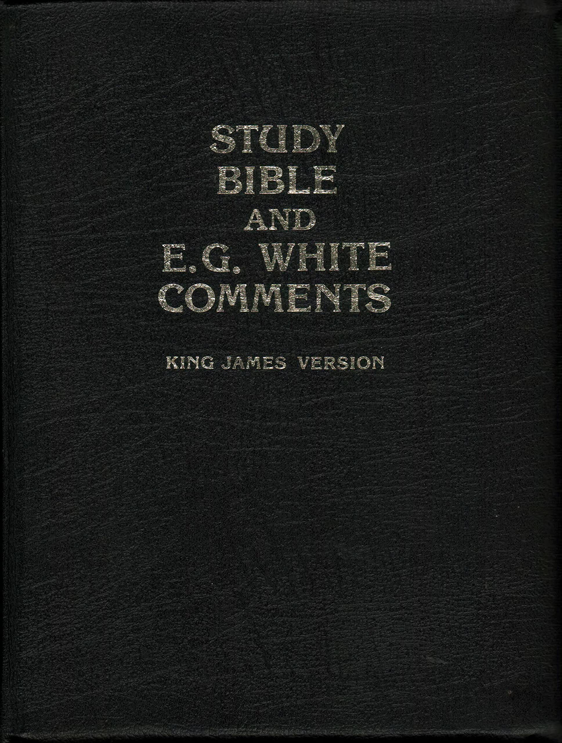 Study Bible & Ellen G. White Comments KJV 1991 Zip Closure, EGW SDA ...