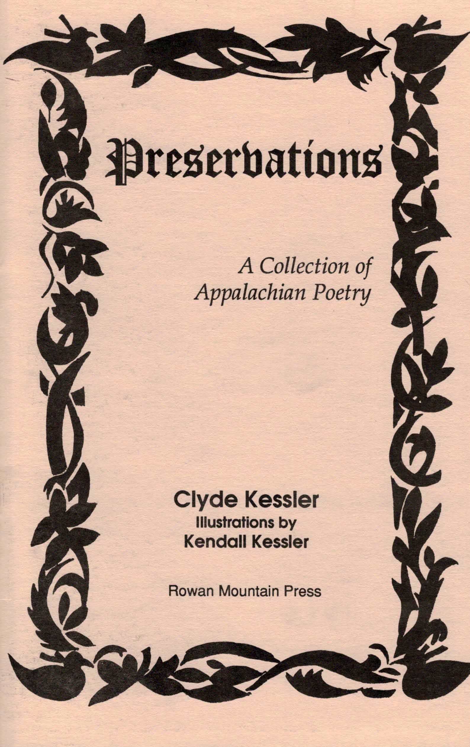 Preservations by Clyde Kessler | Goodreads