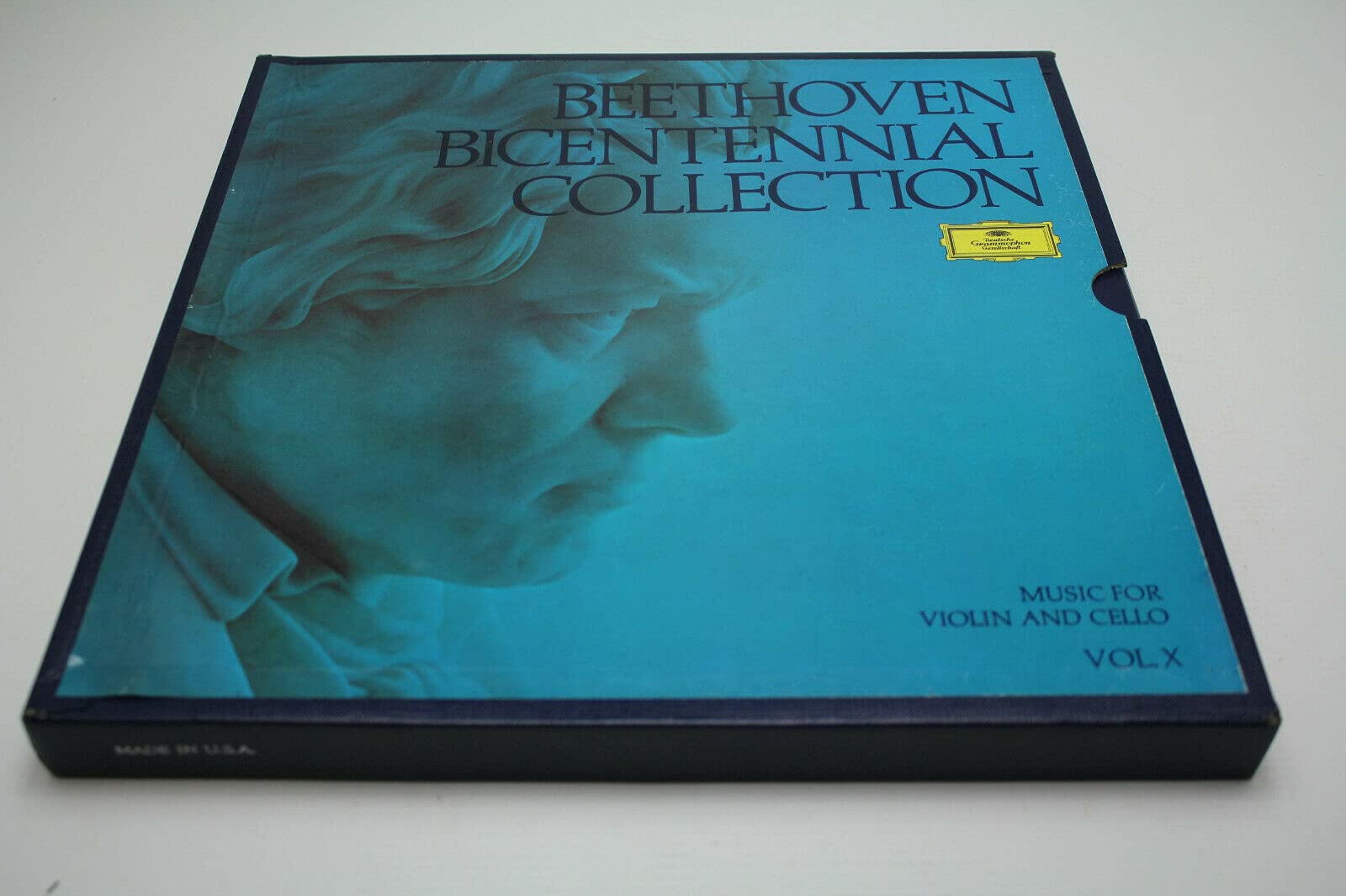 BEETHOVEN: BICENTENNIAL COLLECTION - MUSIC FOR VIOLIN & CELLO - VOL. X - 5 RECORD SET - vinyl ...