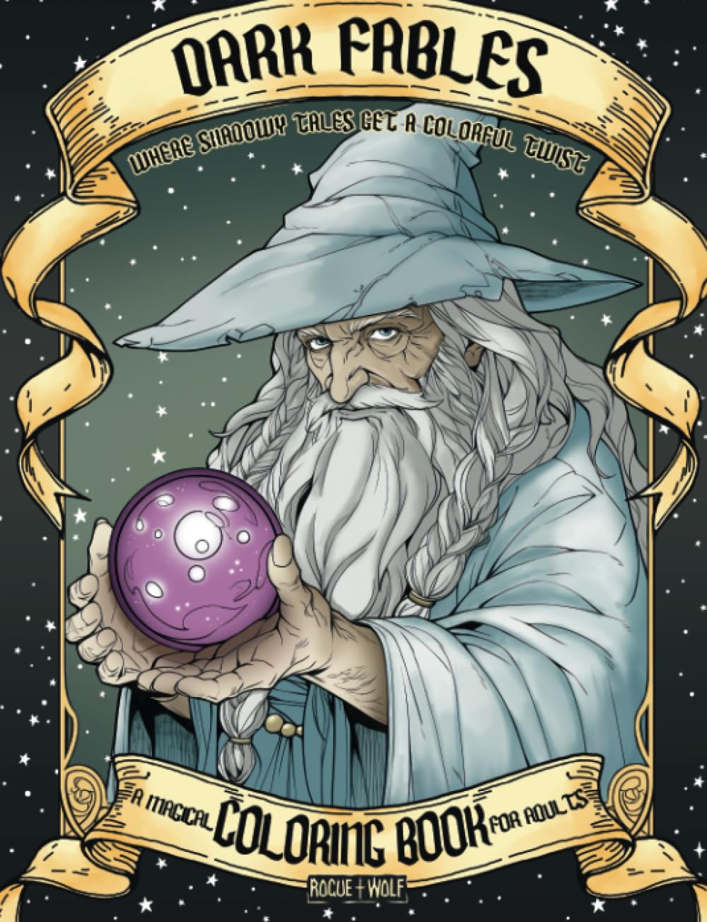 Dark Fables: A Fairy Tale Coloring Book for Adults: An enchanted ...