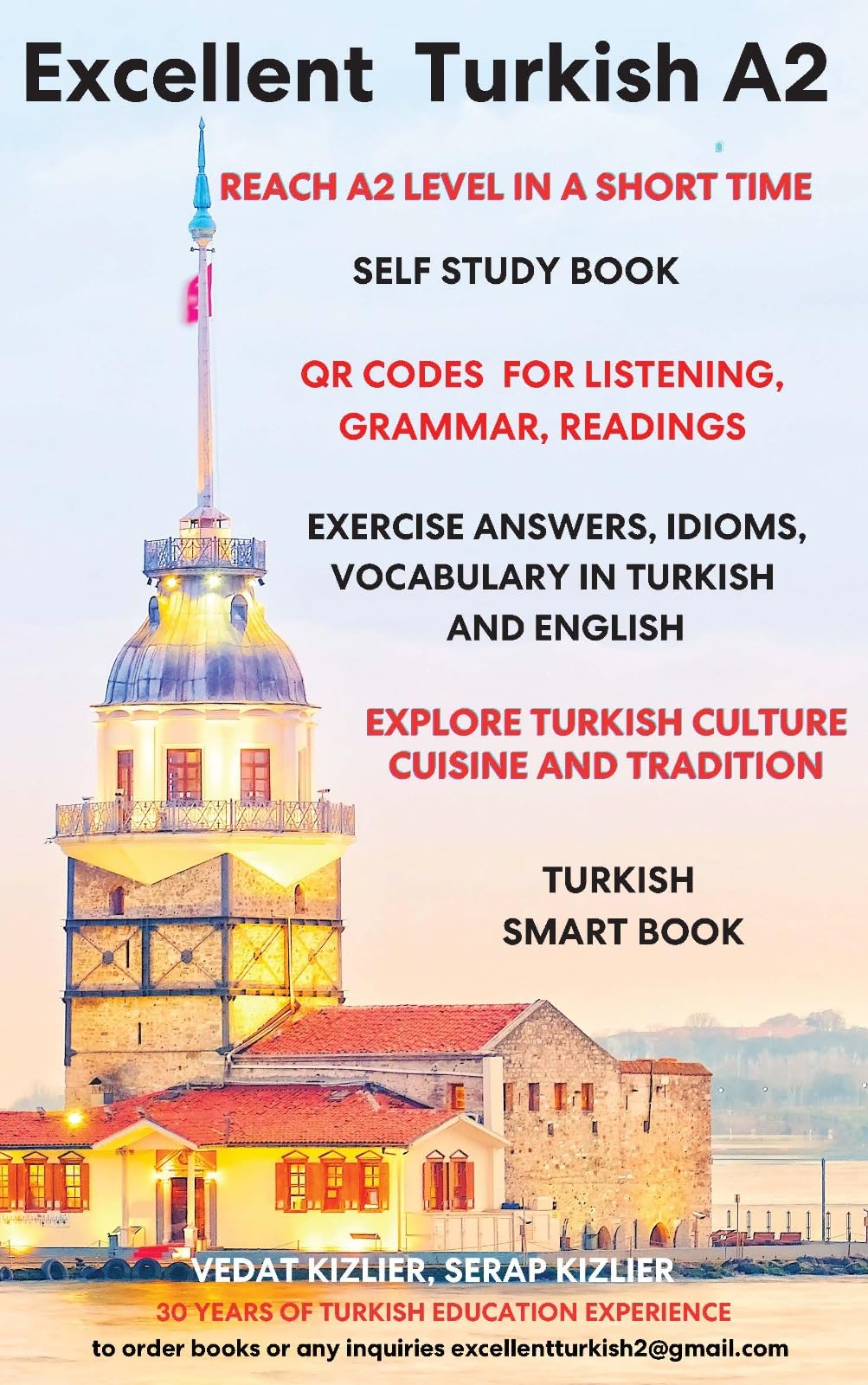 Turkish A2 Book - Reach A2 Level In a Short Time. QR Codes For ...