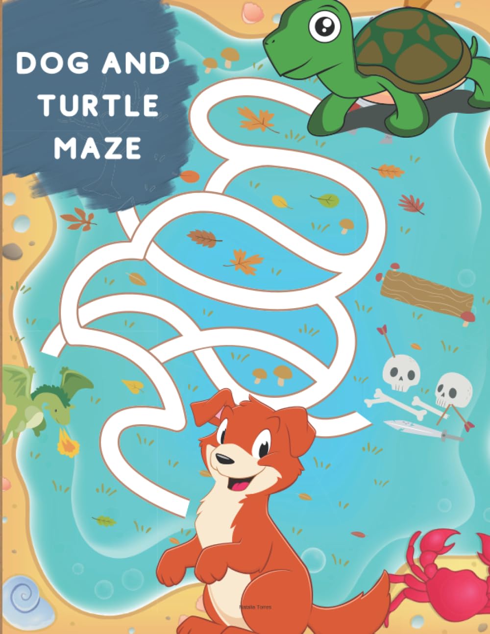 DOG AND TURTLE MAZE: Dog and turtle fun maze easy to medium | Maze for ...