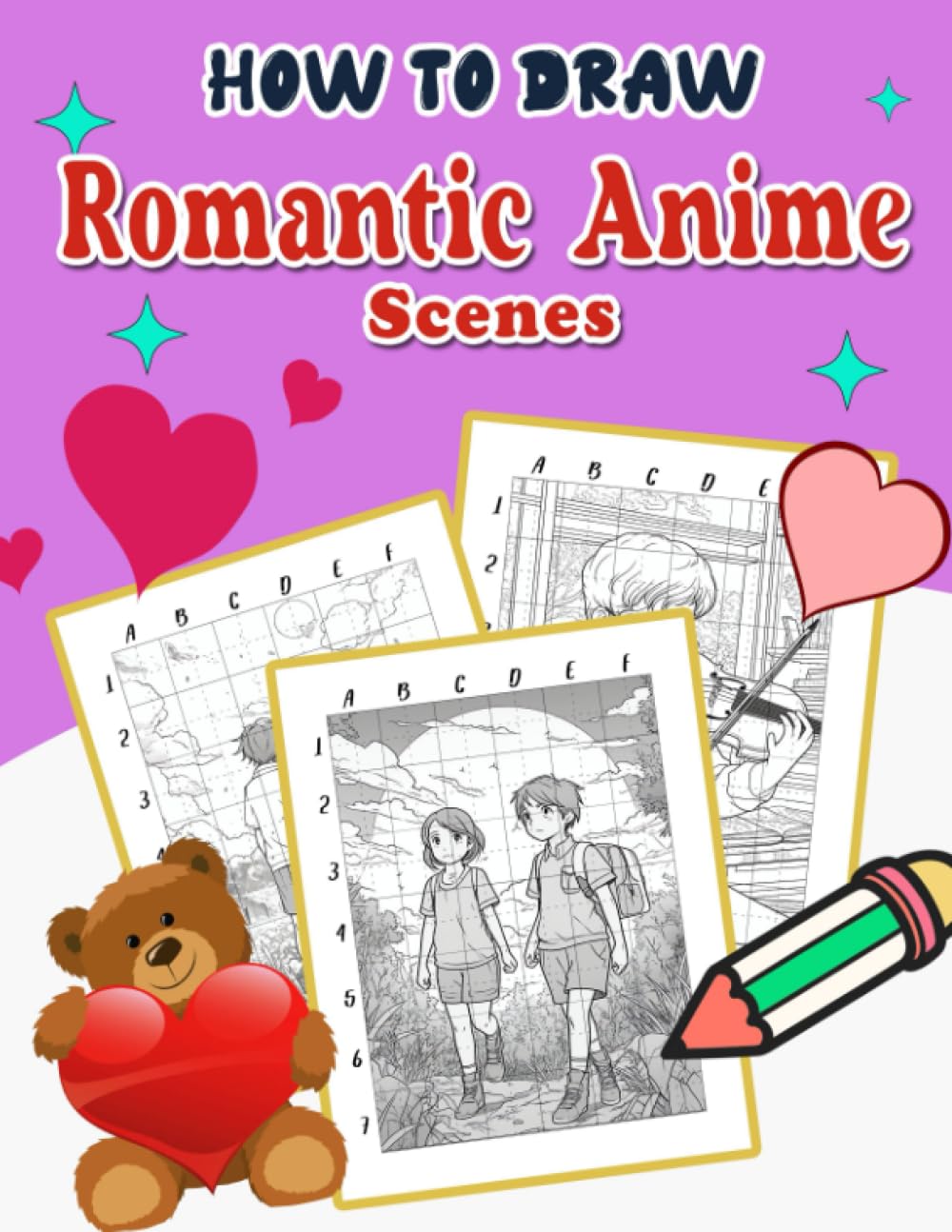How To Draw Romantic Anime Scenes: Step-by-Step Guide to Illustrate ...