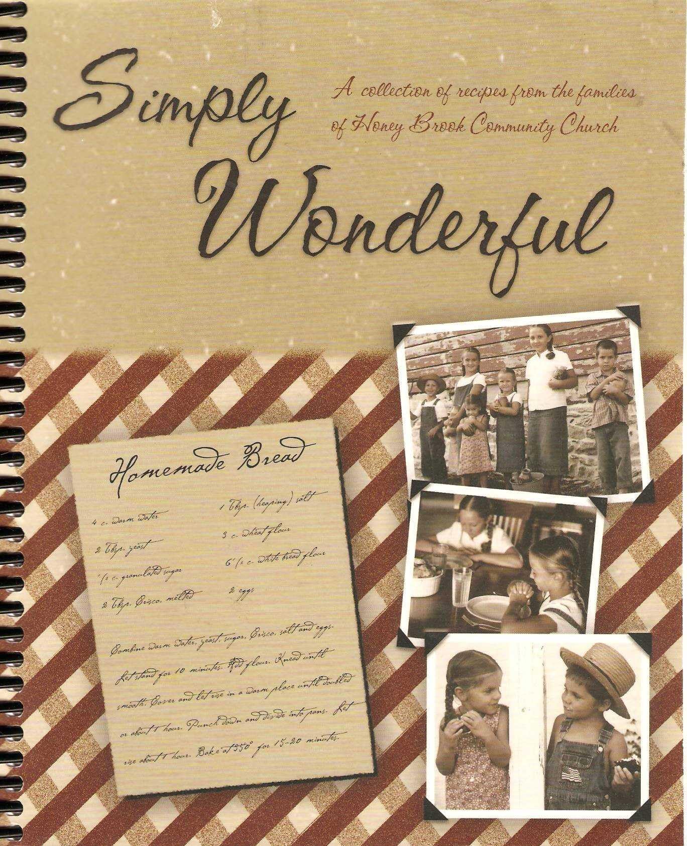 Simply Wonderful Recipes of Honey Brook Community Church by Shelby ...