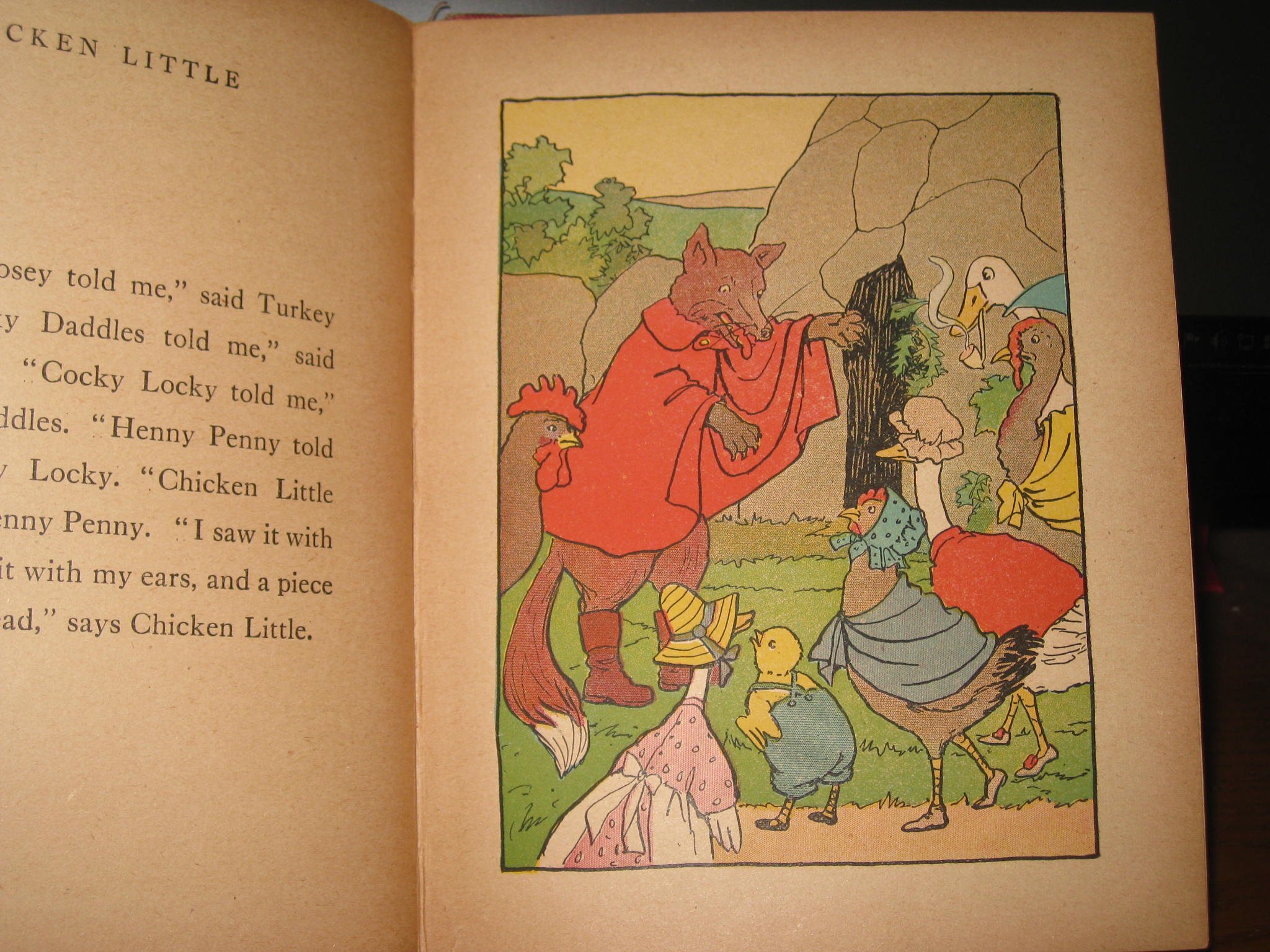 Chicken Little - Characters: Chicken Little, Henny Penny, Cocky Locky ...