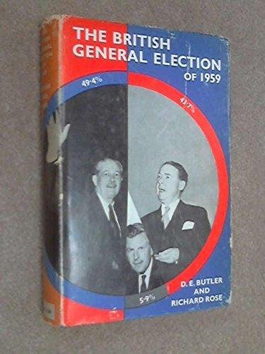 The British General Election of 1959 by D. Butler | Goodreads