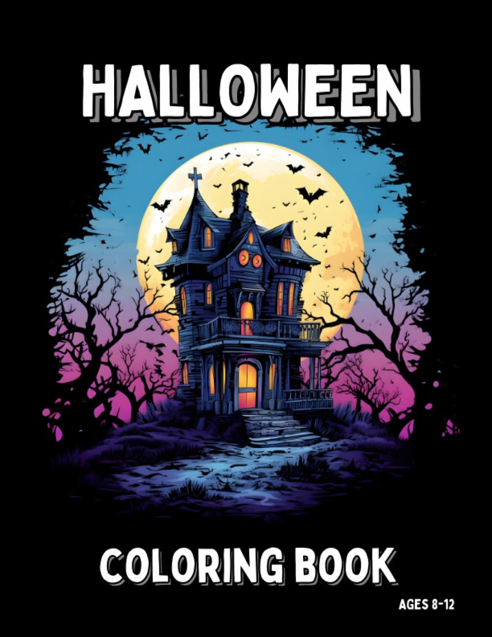 Halloween Coloring Book: Ages 8-12 by Aria Silverwood | Goodreads