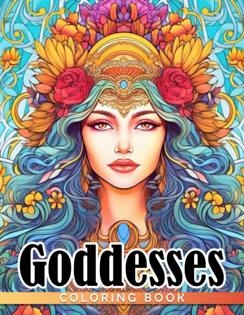 Goddesses Coloring Book: A Wonderful World Of God And Fairies Designs ...