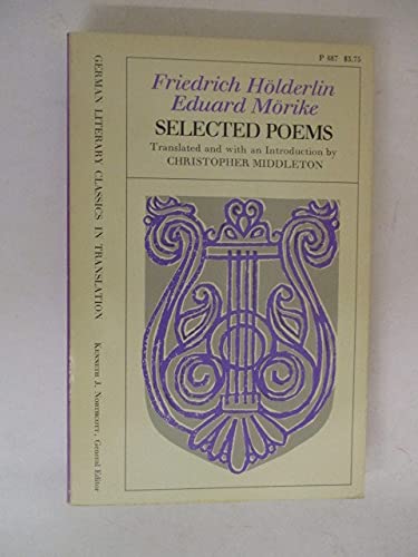 Friedrich Holderlin Eduard Morike - Selected Poems by Friedrich ...