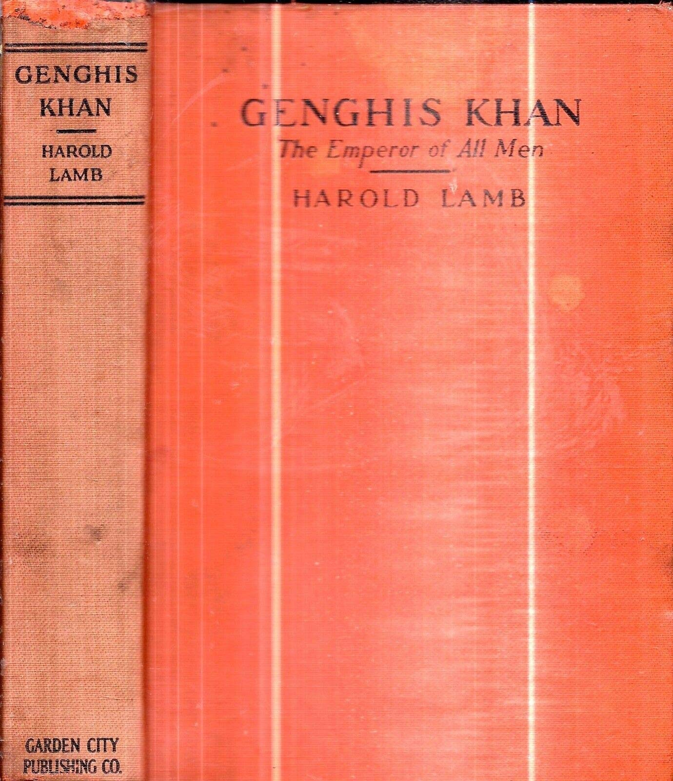 1920 era GENGHIS KHAN MONGOL EMPEROR ASIA CONQUEROR ILLUSTRATED ...