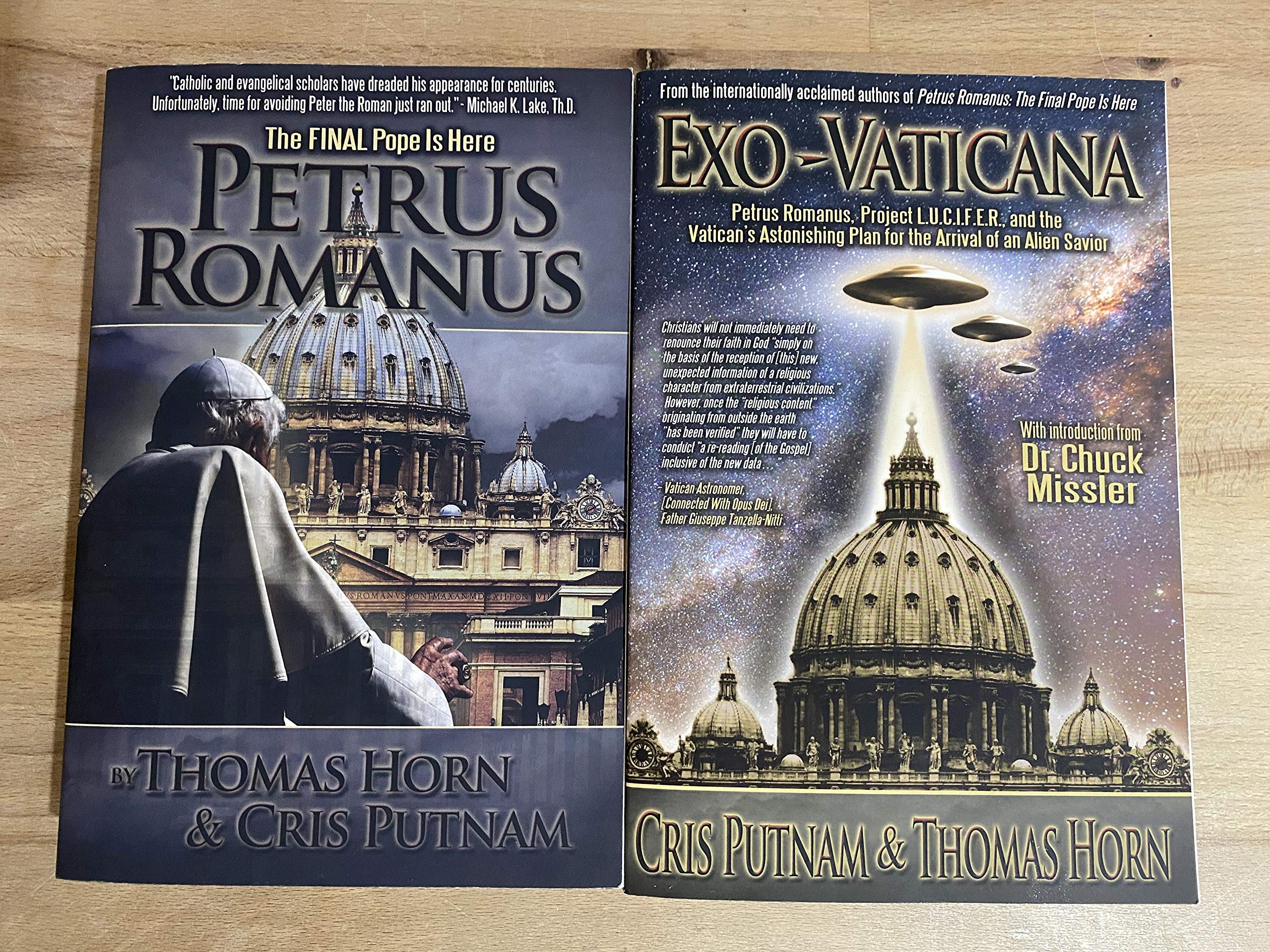 Thomas Horn 2 Book Set: Petrus Romanus and Exo-Vaticana by Thomas Horn ...