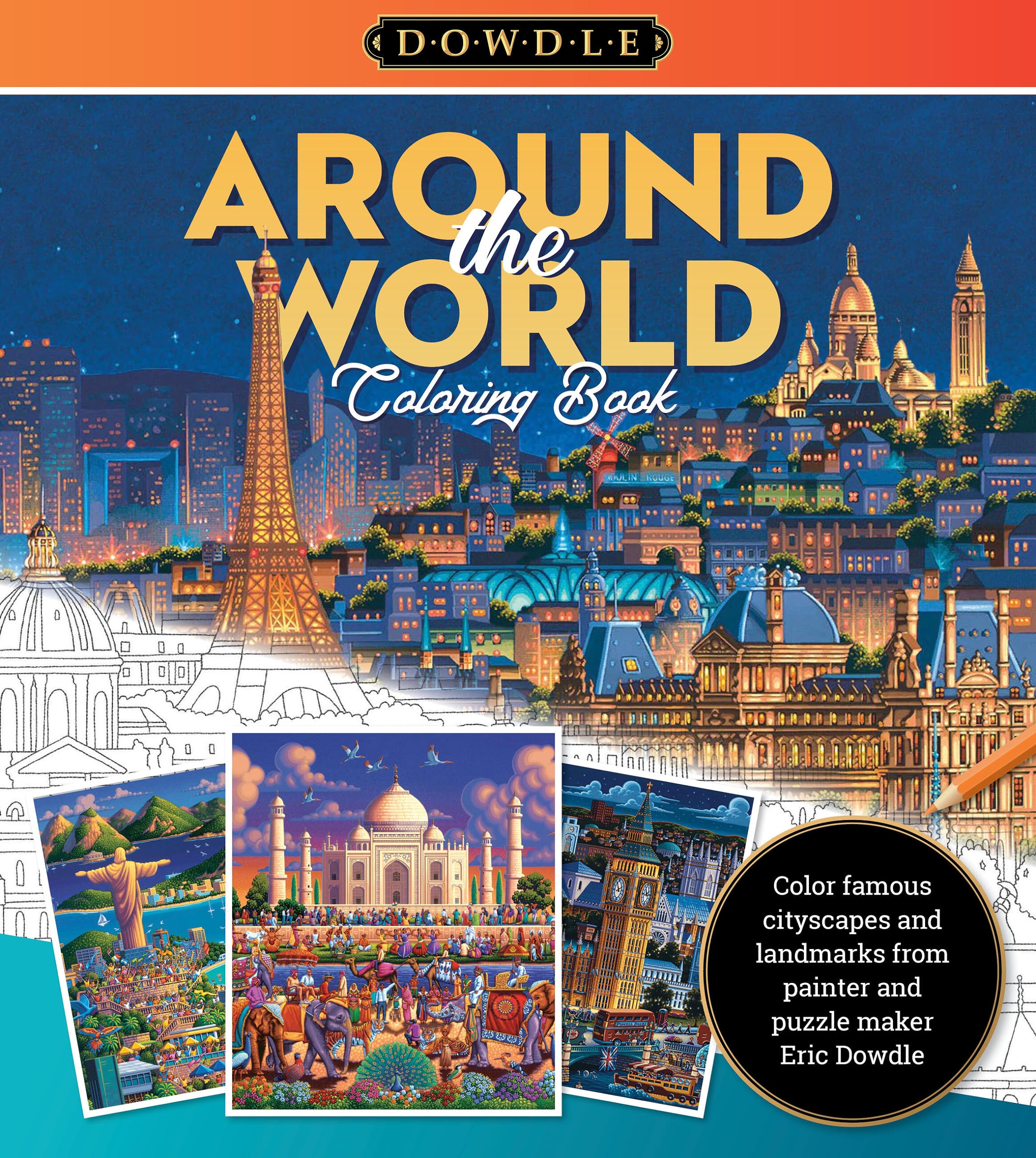 Around the World Coloring Book by Eric Dowdle | Goodreads